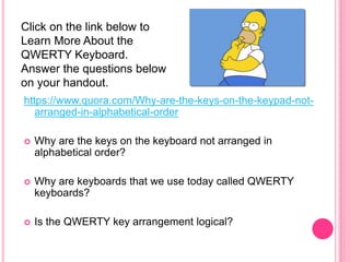 A virtual field trip on the evolution of the keyboard | PPT