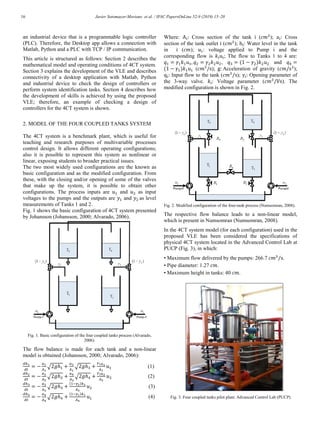 A Virtual Laboratory Environment for Control Design of a Multivariable ...