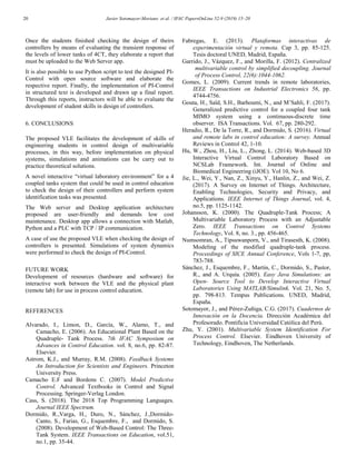 A Virtual Laboratory Environment for Control Design of a Multivariable ...