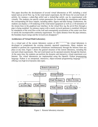 A Virtual Laboratory On Fluid Mechanics | PDF