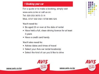 Avis Car rental Company Launched | PPT