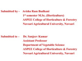 Floral biology of important cucurbits | PPTX