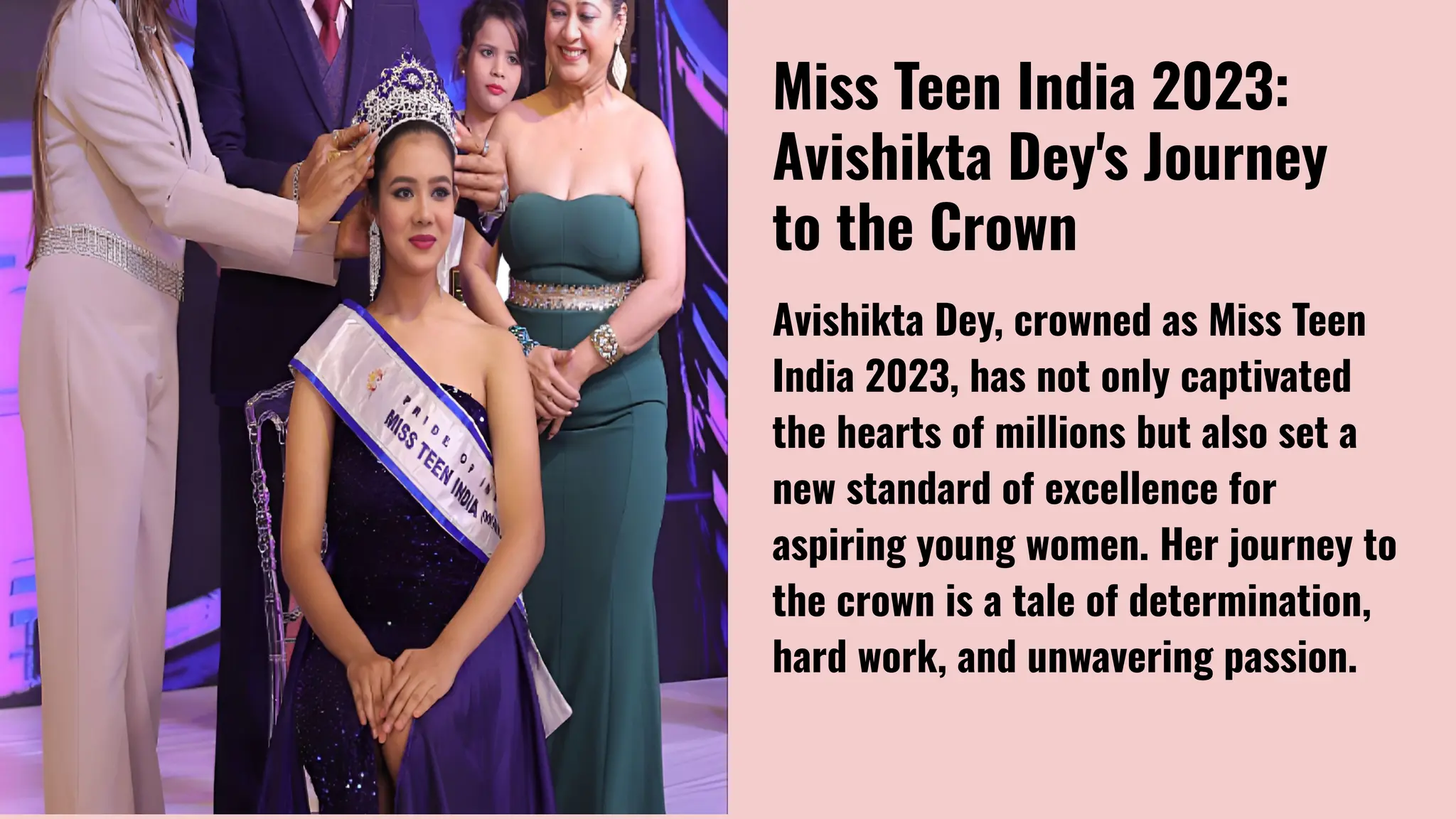 Miss Teen India Winner 2023 Avishikta Dey | PDF