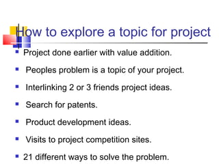 Innovative-Avishkar projects | PPT