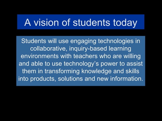 A vision of students today | PPT