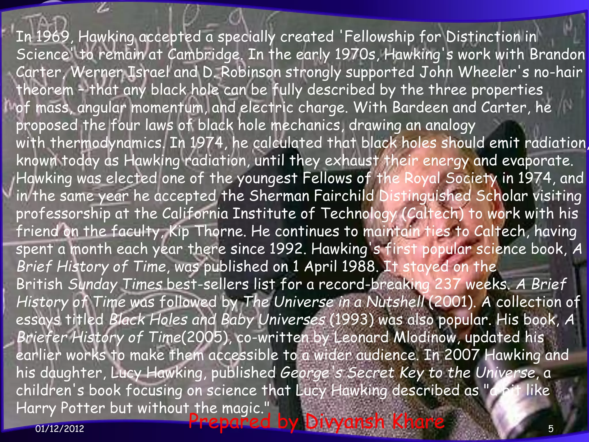 A visit to cambridge | PPTX