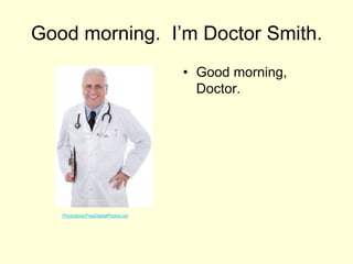 A visit to the doctor | PPTX