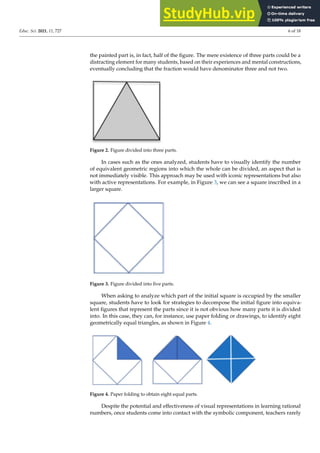 A Visual Approach For Solving Problems With Fractions | PDF