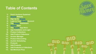 A Visual Guide to Creating and Managing Dutch Auctions | PDF