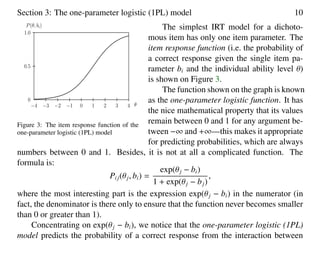 A visual guide to item response theory | PDF
