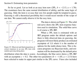 A visual guide to item response theory | PDF