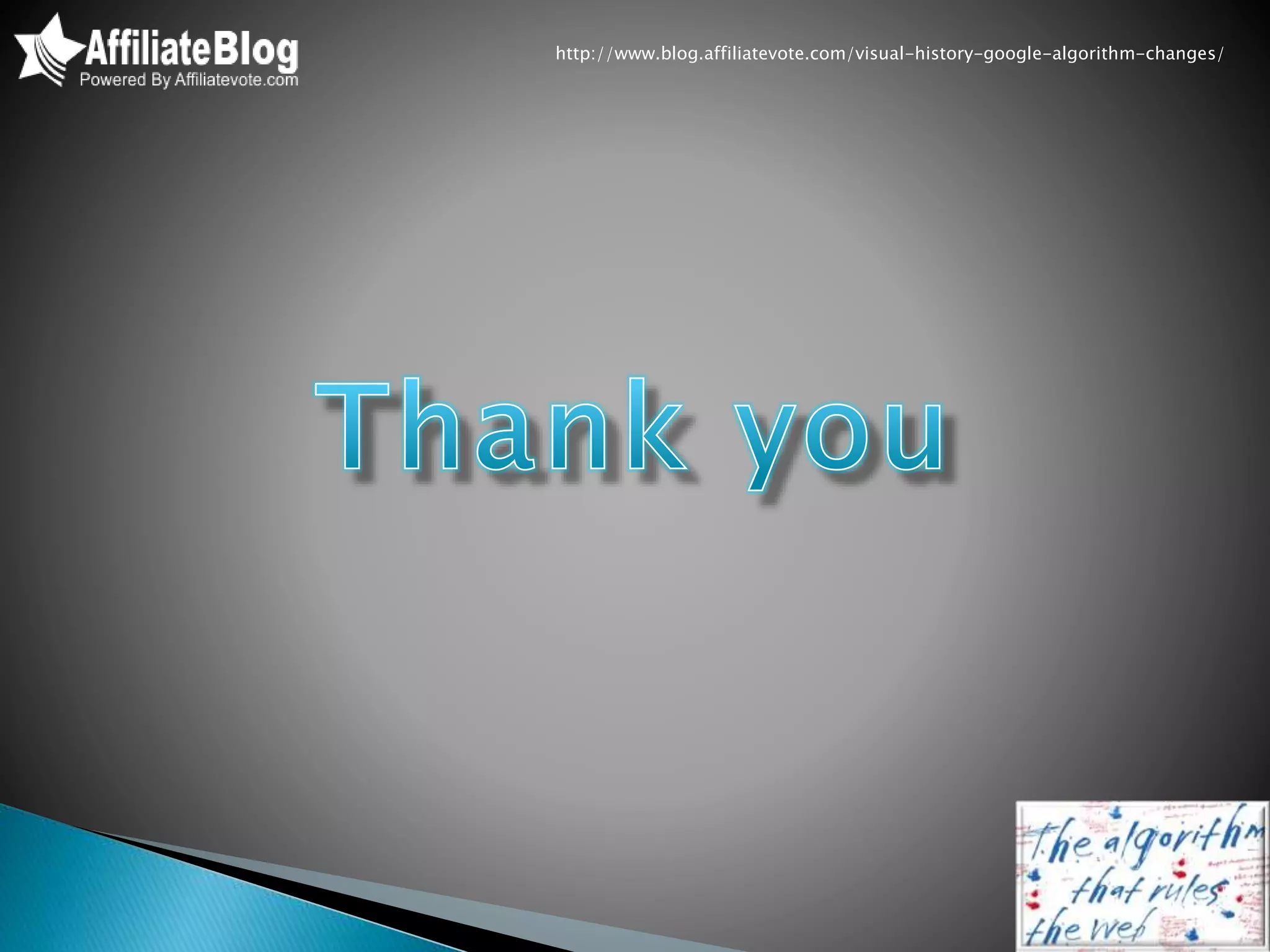 A visual history of google algorithm changes | PPT