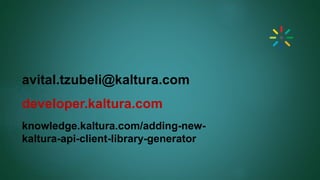 Automating API Client Generation | PPT