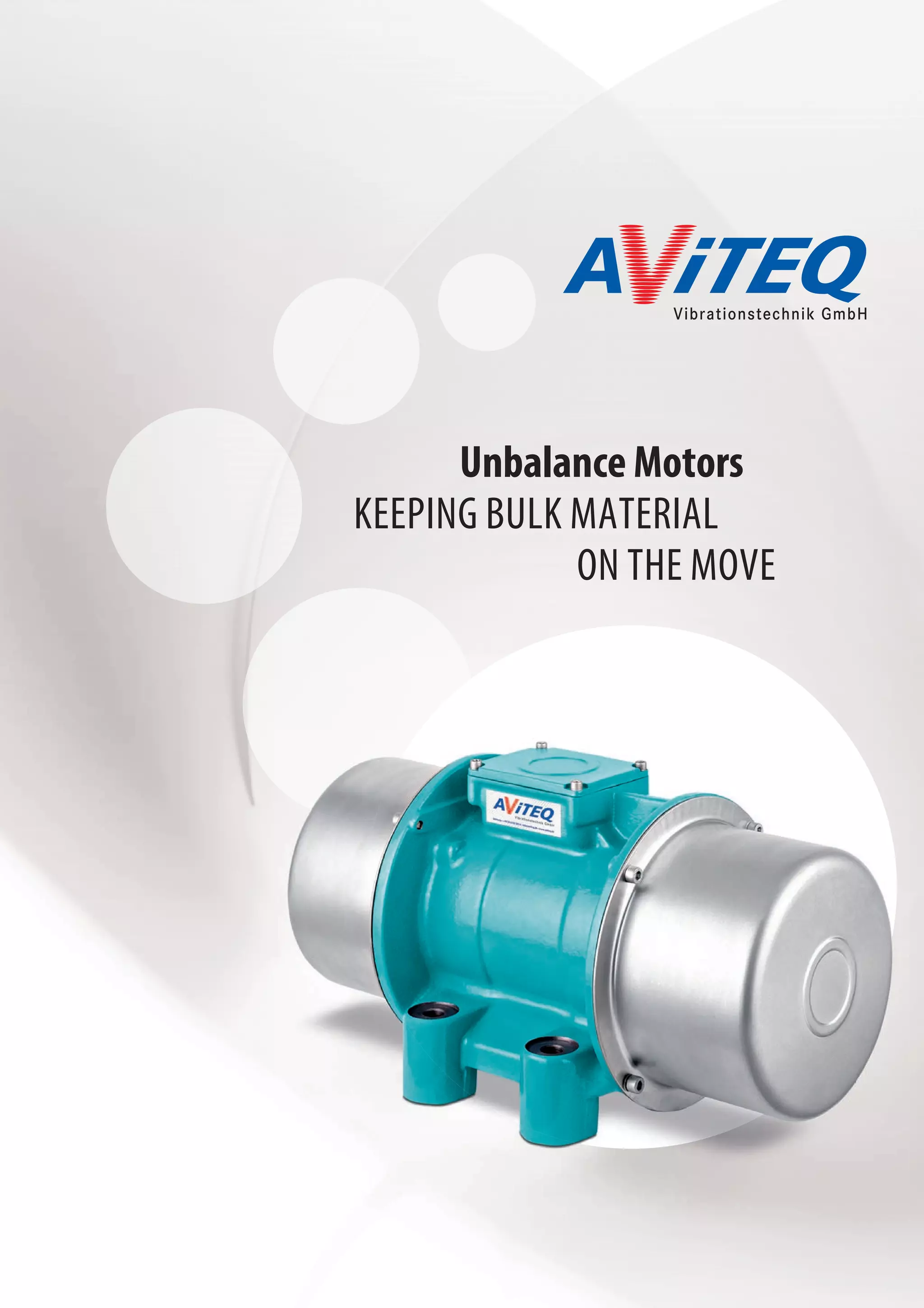 AViTEQ Unbalanced Motor Brochure | PDF
