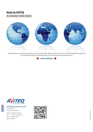 AViTEQ Unbalanced Motor Brochure | PDF