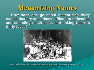 Teacher Dialogue in the Spirit of Janusz Korzak | PPT