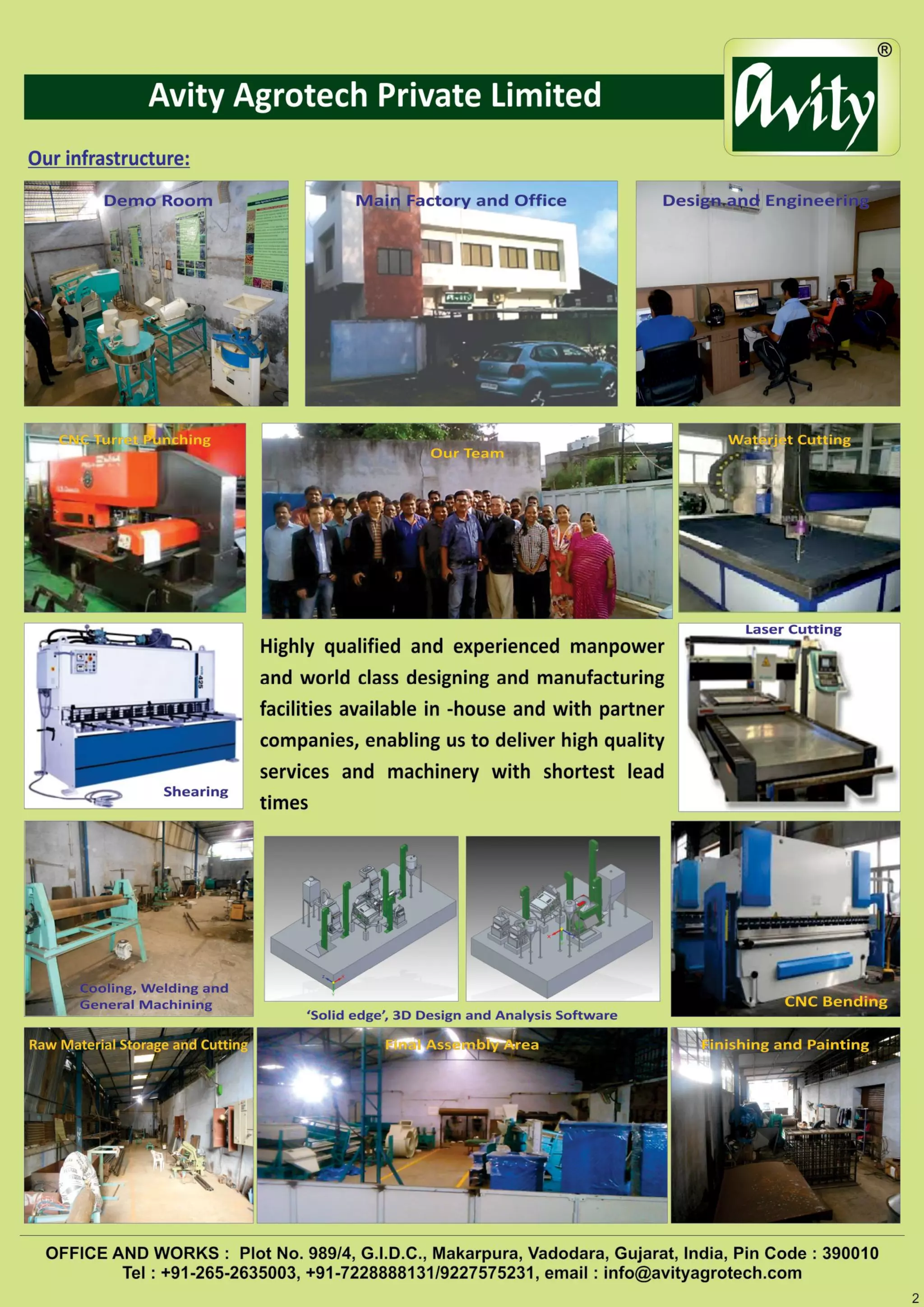 Avity complete company profile and product range | PDF