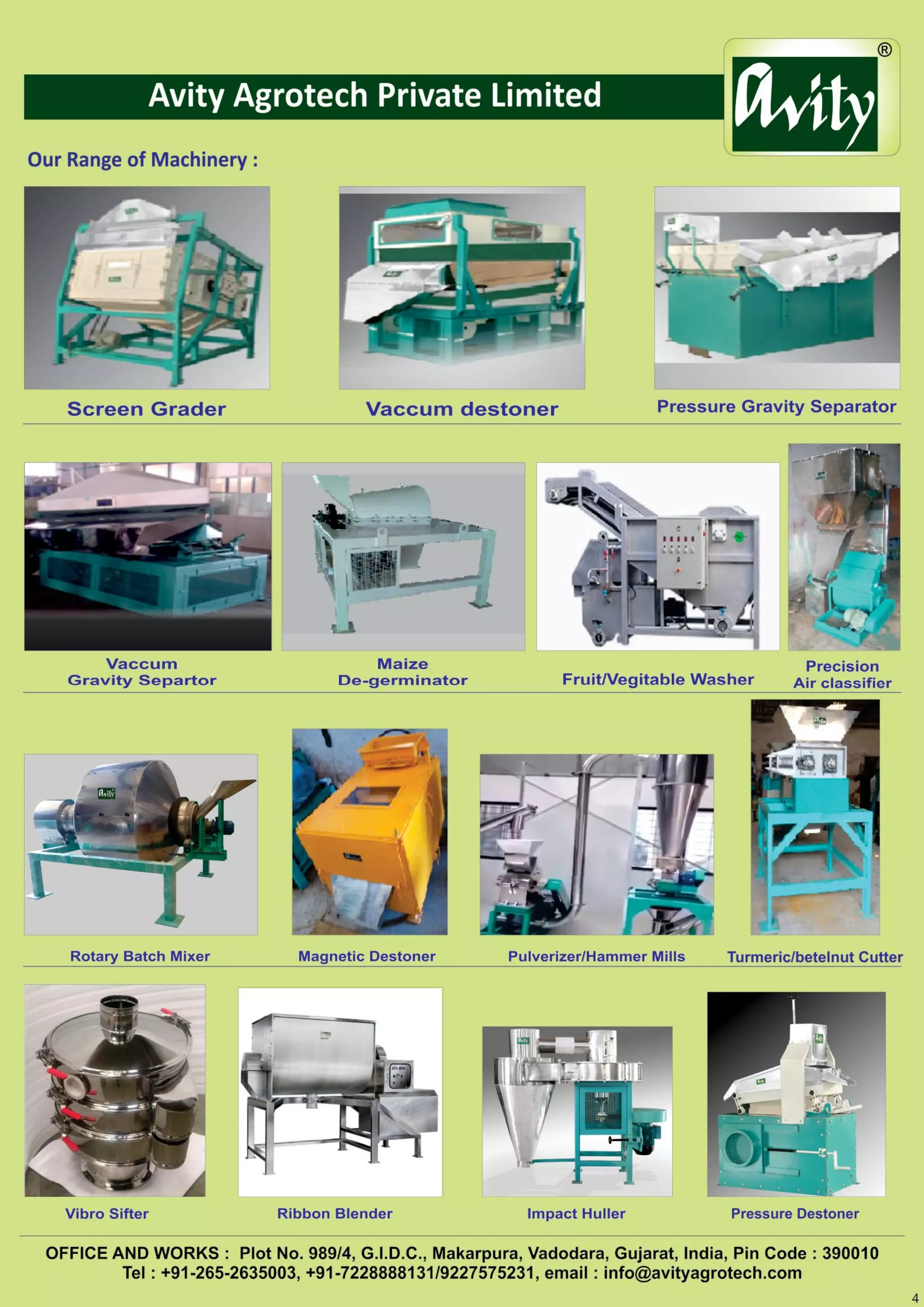 Avity complete company profile and product range | PDF