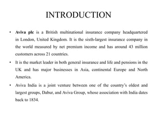 Aviva Life Insurance - The Big Plan | PPTX