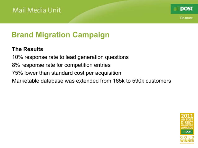 Aviva Brand Migration case study | PPT