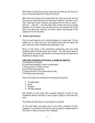 Dialogue, Reflection and Feedback are Three Simple Words | PDF