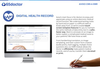 AVIXO CMS & EMR | PDF