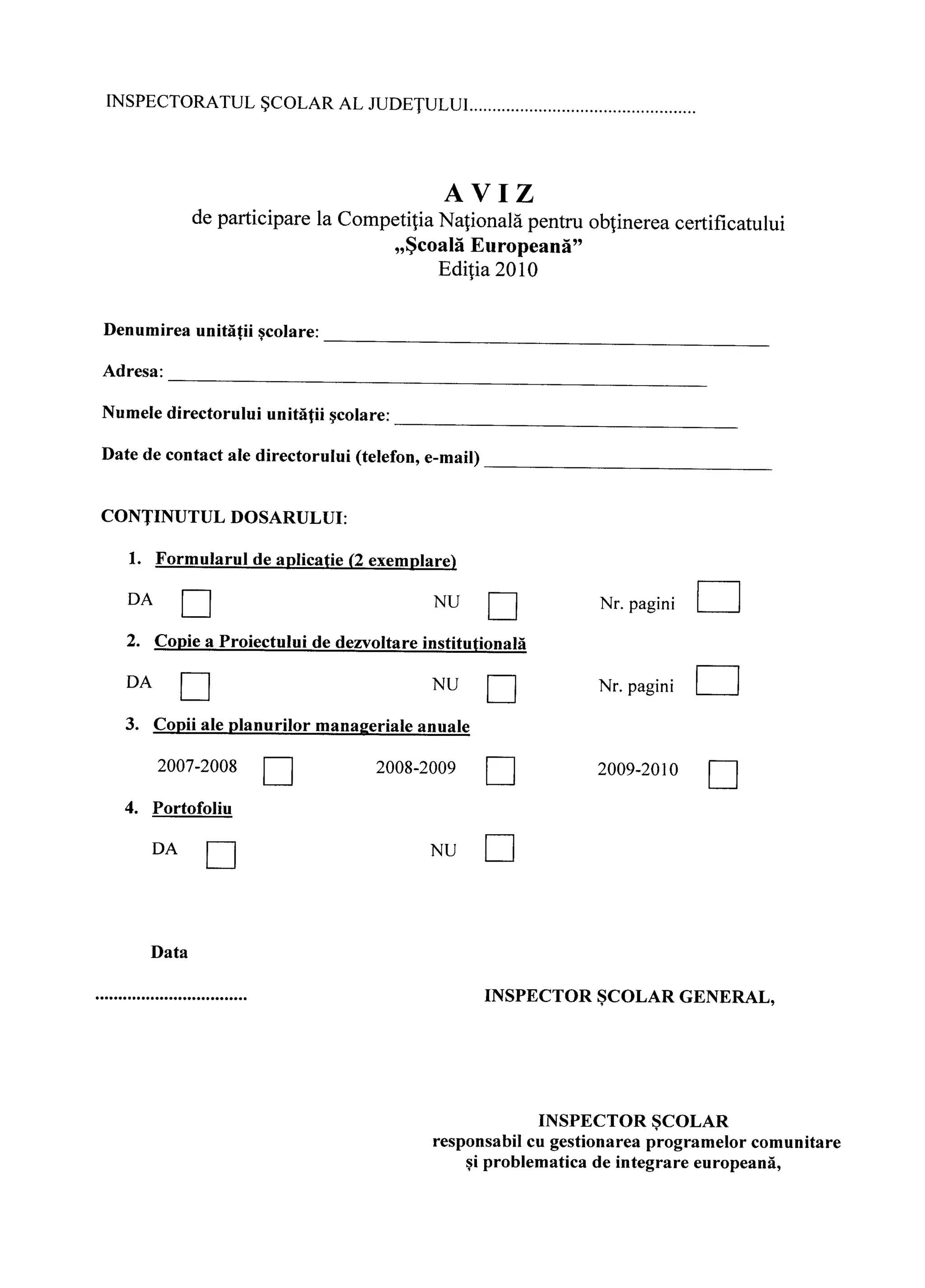 Aviz al isj ismb model | PDF
