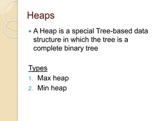 Heap types & Trees | PPTX