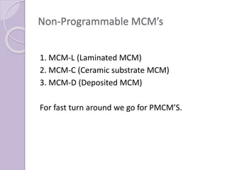 Multi chip module | PPTX