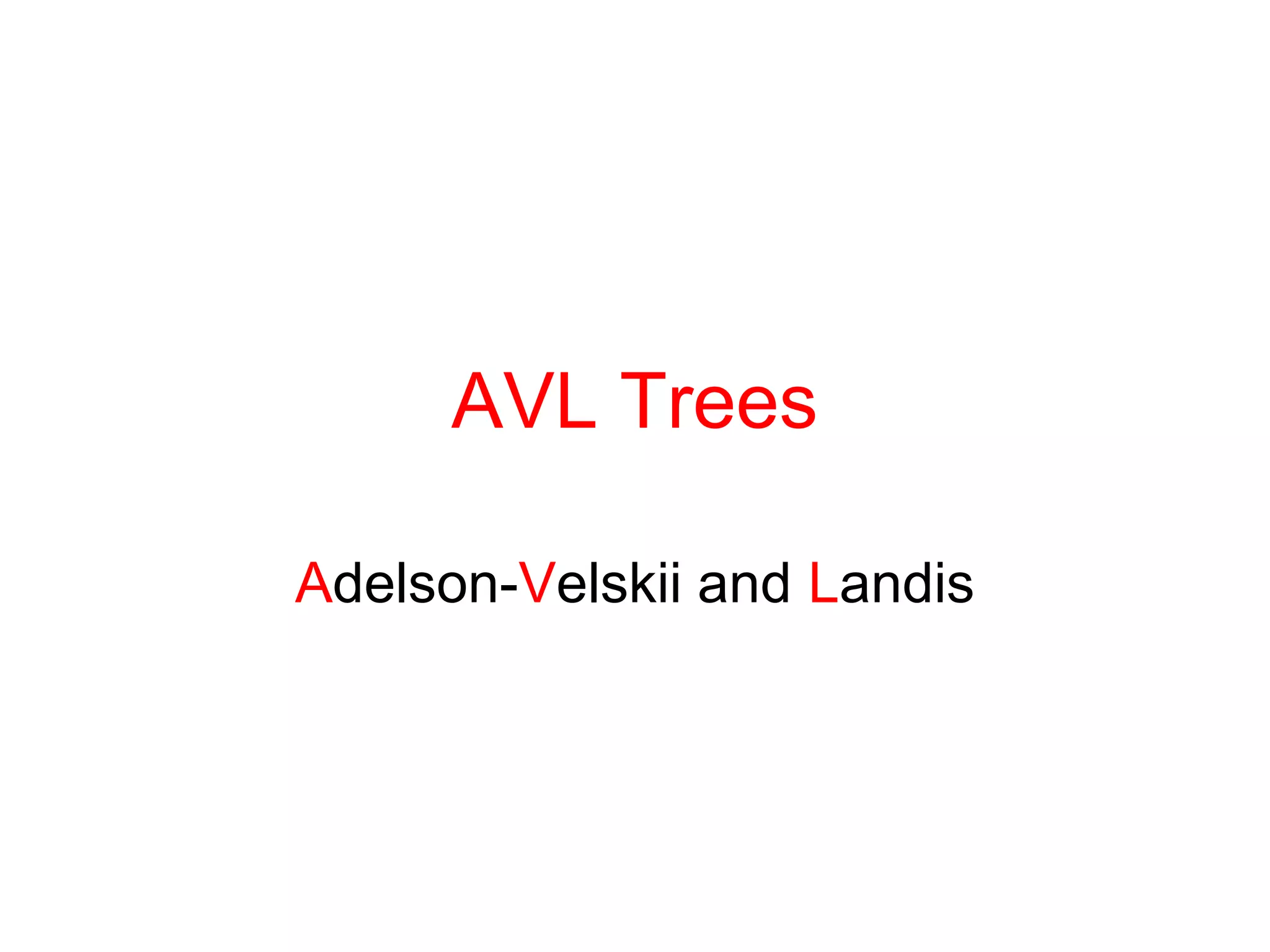 Avl tree | PPT
