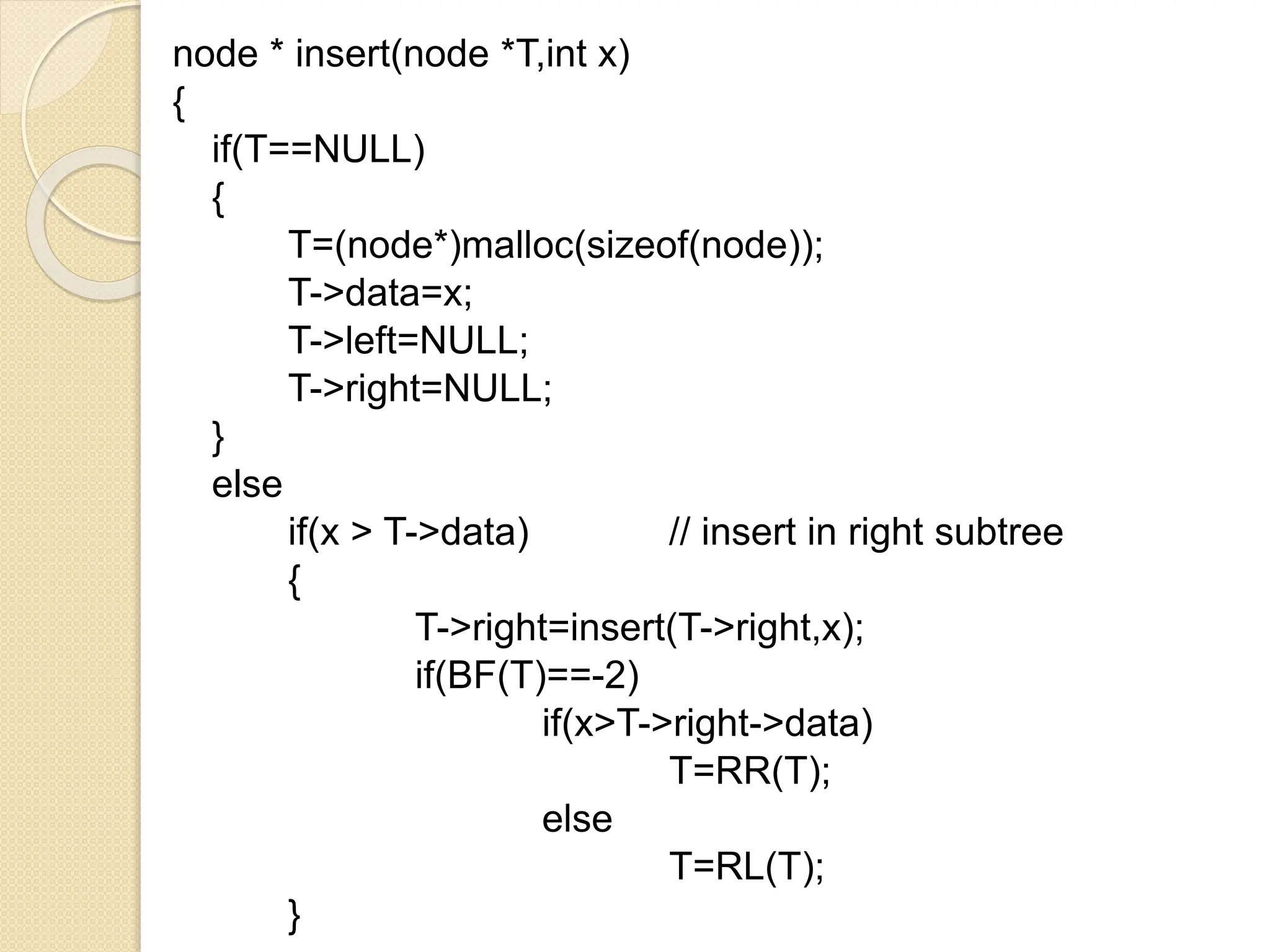 Data Structures Trees And Graphs Avl Treepptx Programming Languages Computing