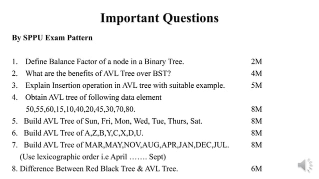 AVL Tree in Data Structure | PPTX