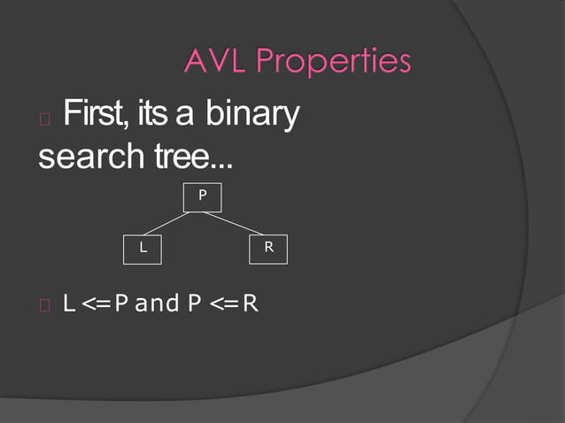 Avl tree ppt | PPTX