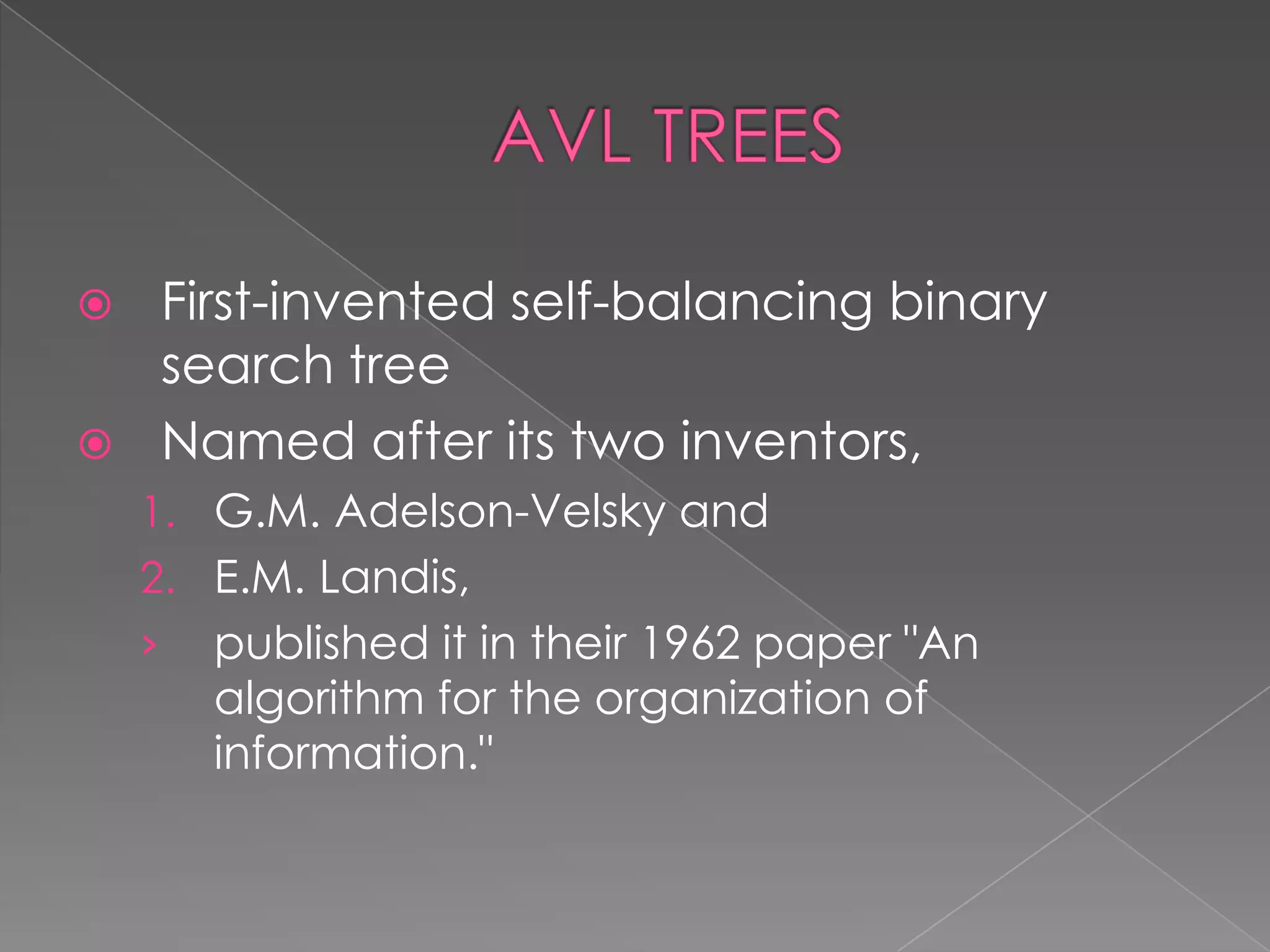 Avl trees | PPT