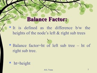 Avltrees | PPT