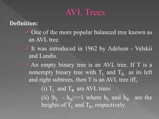 Avl trees | PPTX