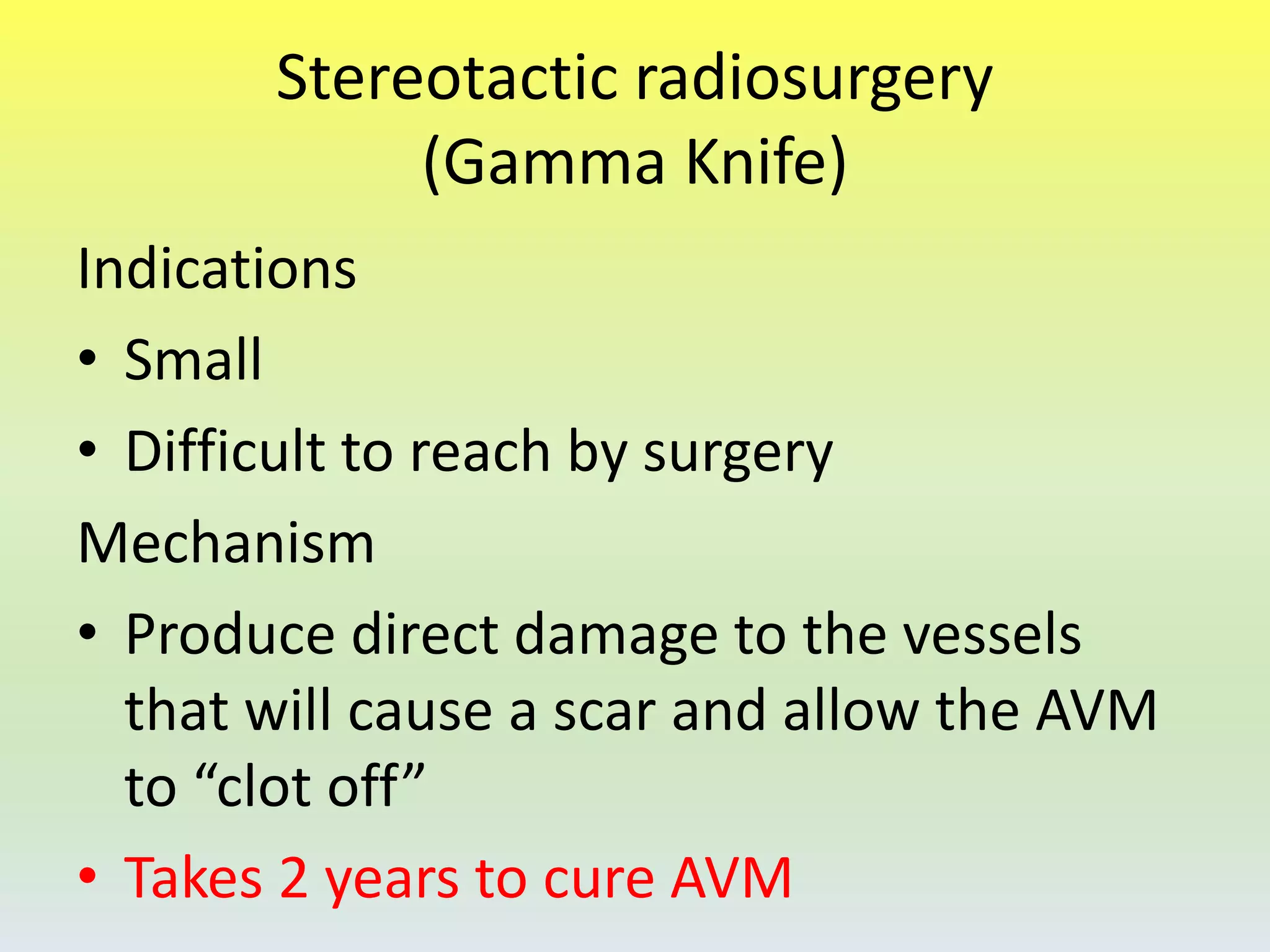 Arteriovenous Malformation (AVM) of Brain | PPTX