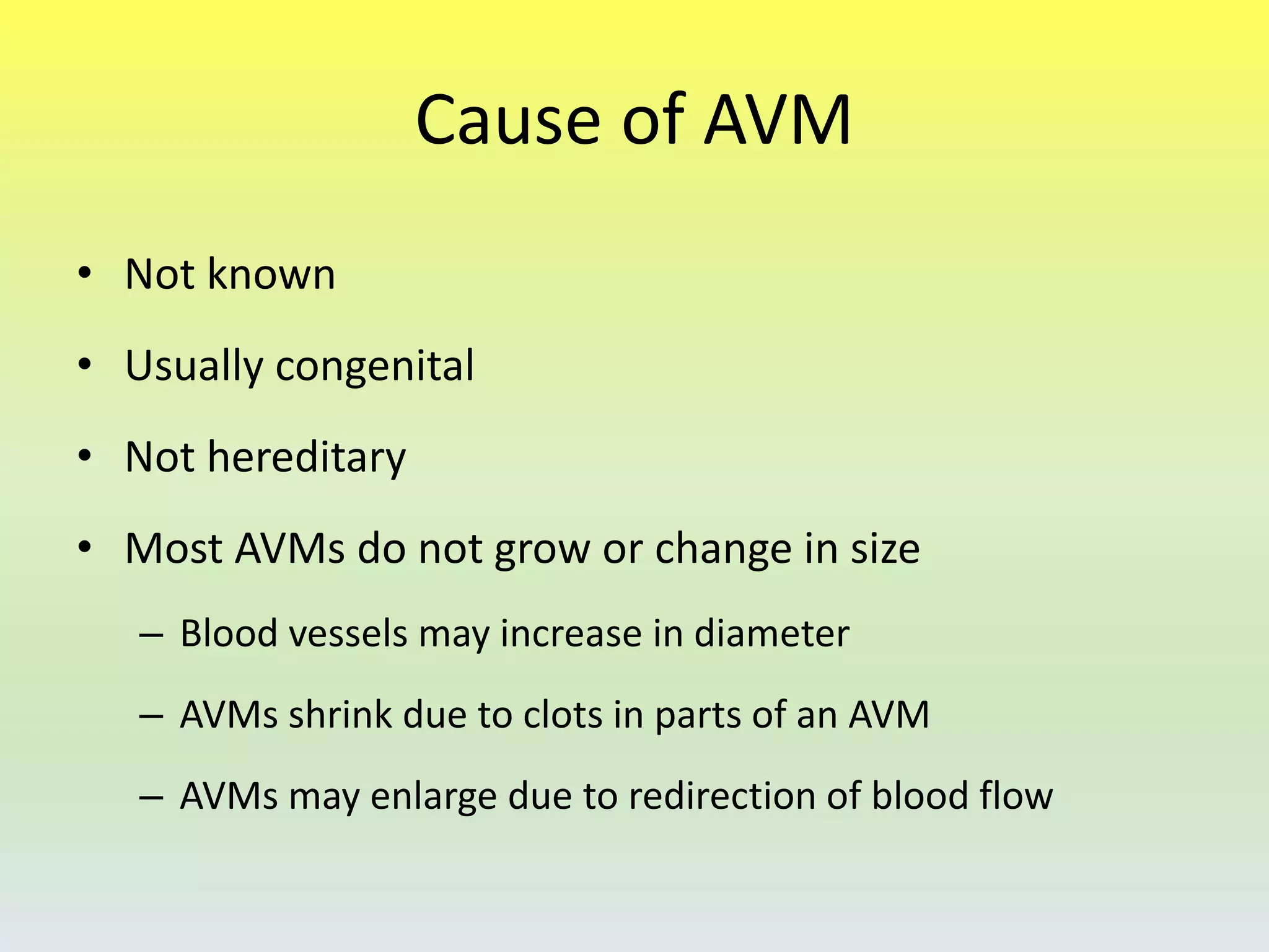 Arteriovenous Malformation (AVM) of Brain | PPTX
