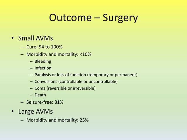 Arteriovenous Malformation (AVM) of Brain | PPTX