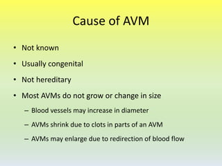 Arteriovenous Malformation (AVM) of Brain | PPTX