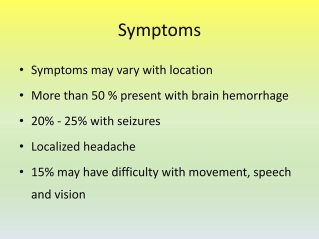 Arteriovenous Malformation (AVM) of Brain | PPTX