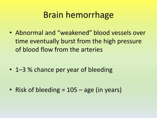 Arteriovenous Malformation (AVM) of Brain | PPTX