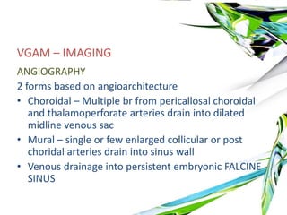 Vascular Malformations Of CNS Radiology | PPTX