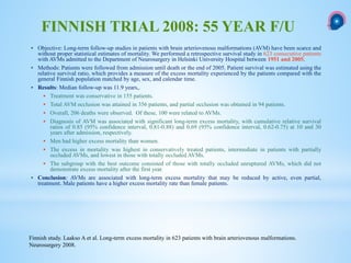 BRAIN ARTERIOVENOUS MALFORMATION | PPTX