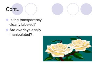 AV Materials Selection Criteria | PPT