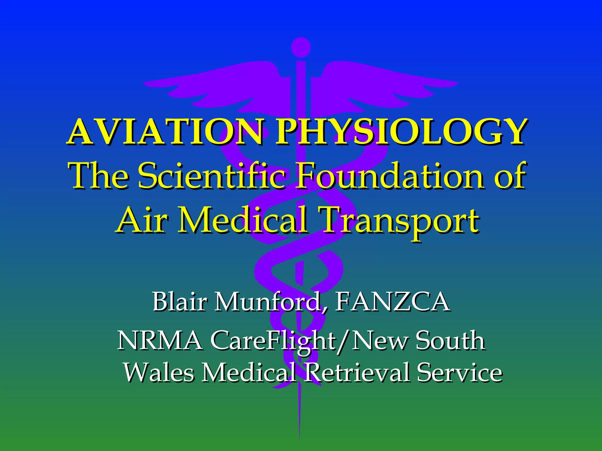 Aviation Medicine | PPT