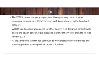 WITHit Brand Celebrates Its Fifth Anniversary Milestone | PPT