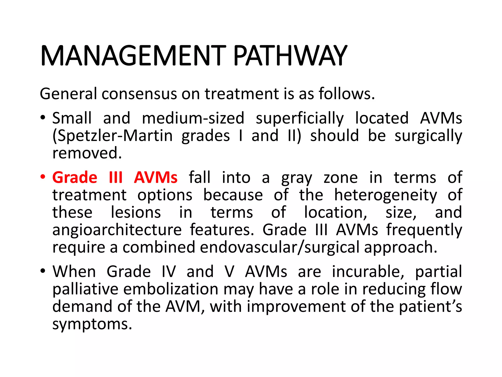 Brain AVM (ArterioVenous Malformation) Managment.pptx
