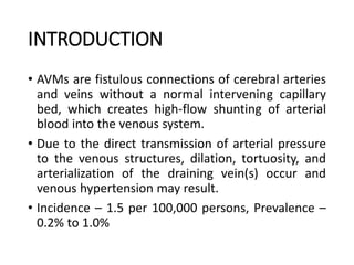 Brain AVM (ArterioVenous Malformation) Managment.pptx | Brain and ...
