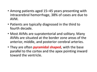 Brain AVM (ArterioVenous Malformation) Managment.pptx | Brain and ...